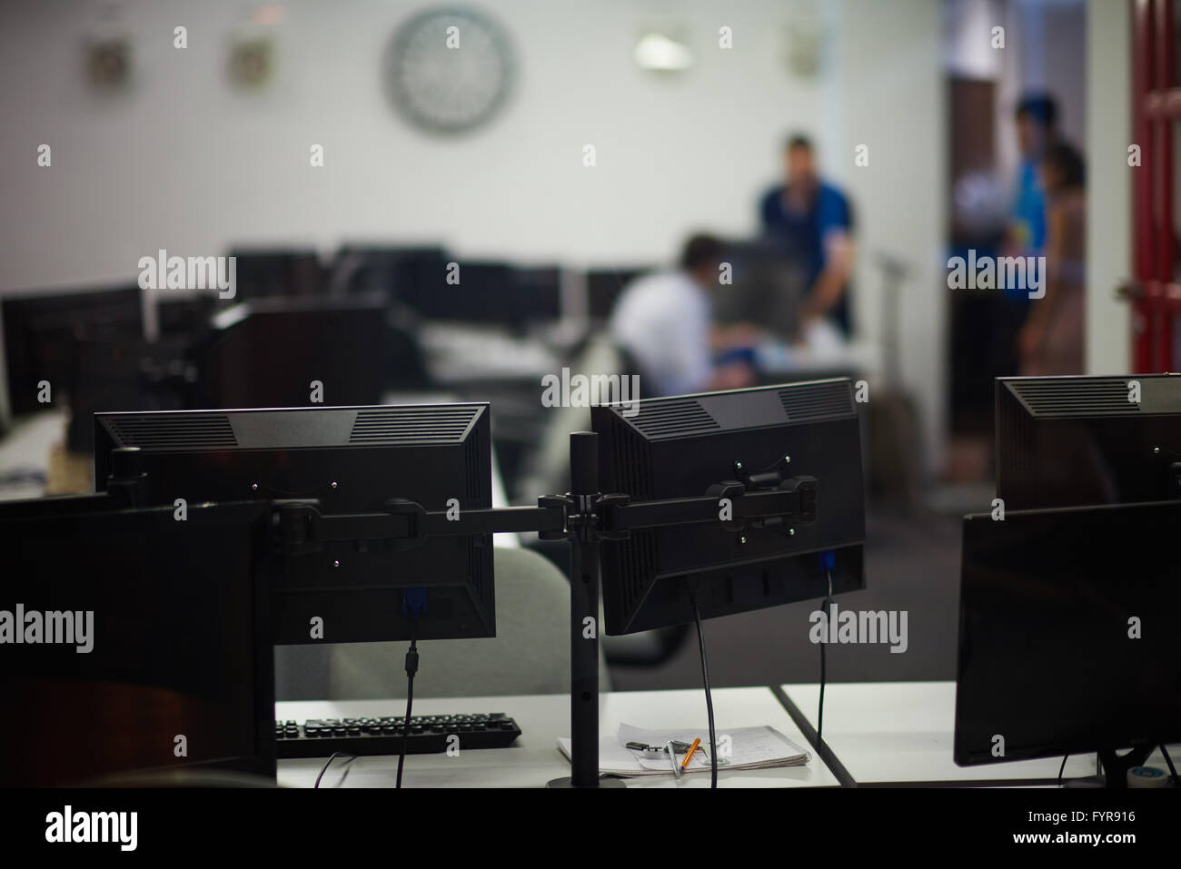 computer at modern office Stock Photo - Alamy