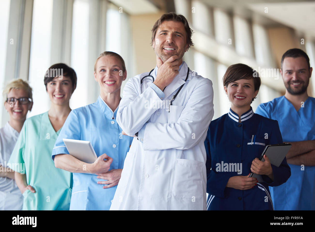 group of medical staff at hospital Stock Photo - Alamy