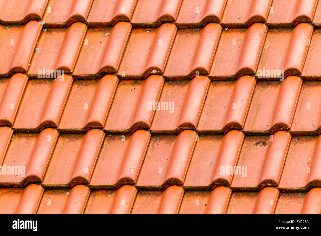 red roof tiles Stock Photo - Alamy