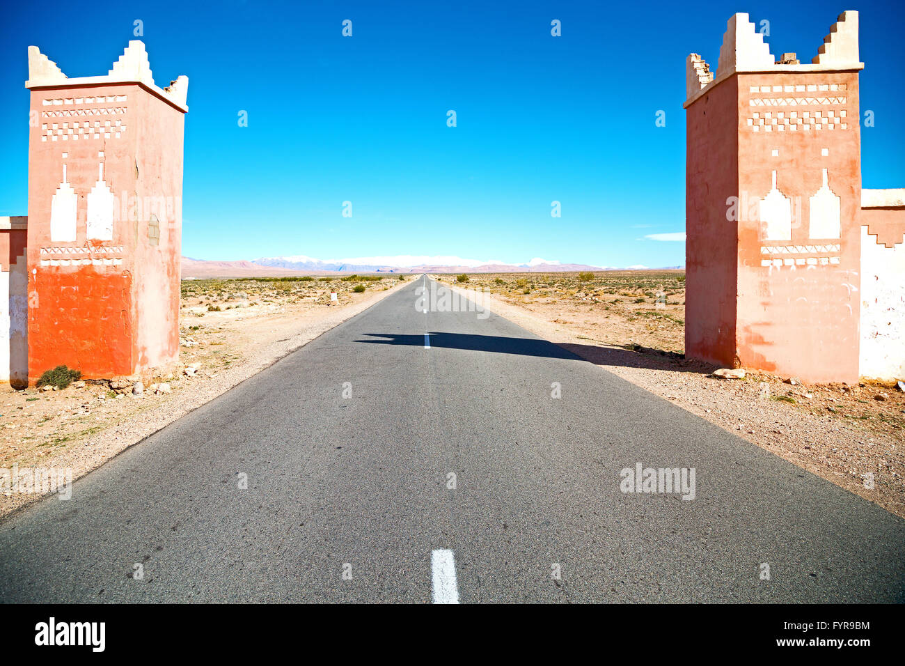 gate in gorge africa and village Stock Photo - Alamy