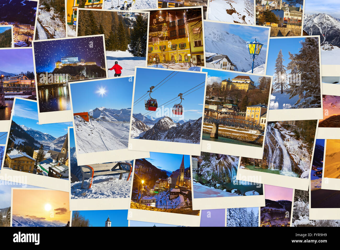 Stack of mountains ski Austria images (my photos Stock Photo - Alamy