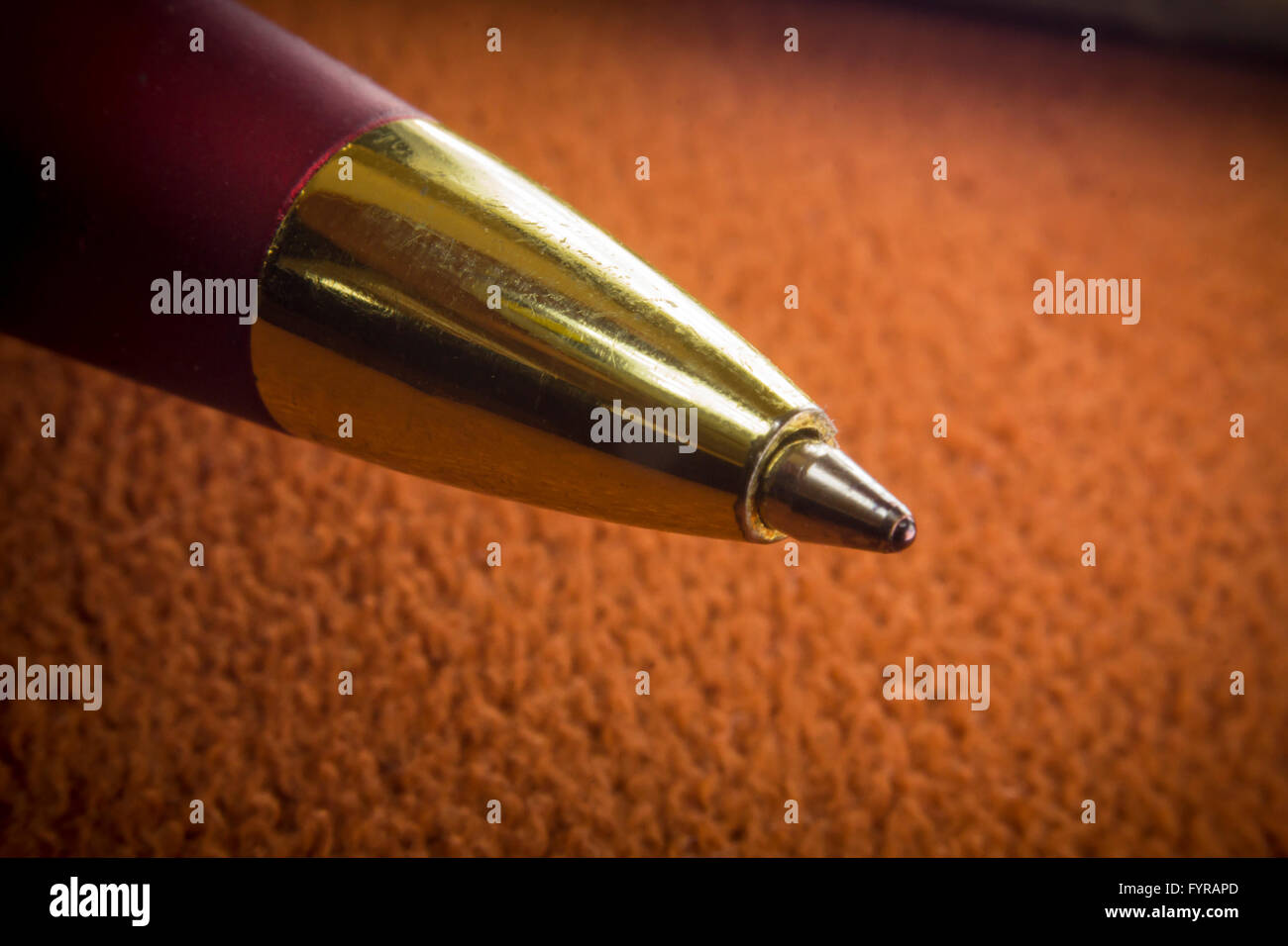 Golden ballpoint pen hi-res stock photography and images - Alamy