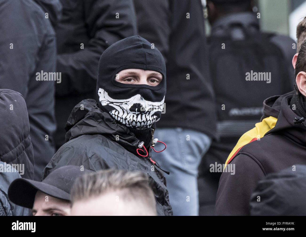Tensions mounted in Place de la Bourse after a peaceful march was ...