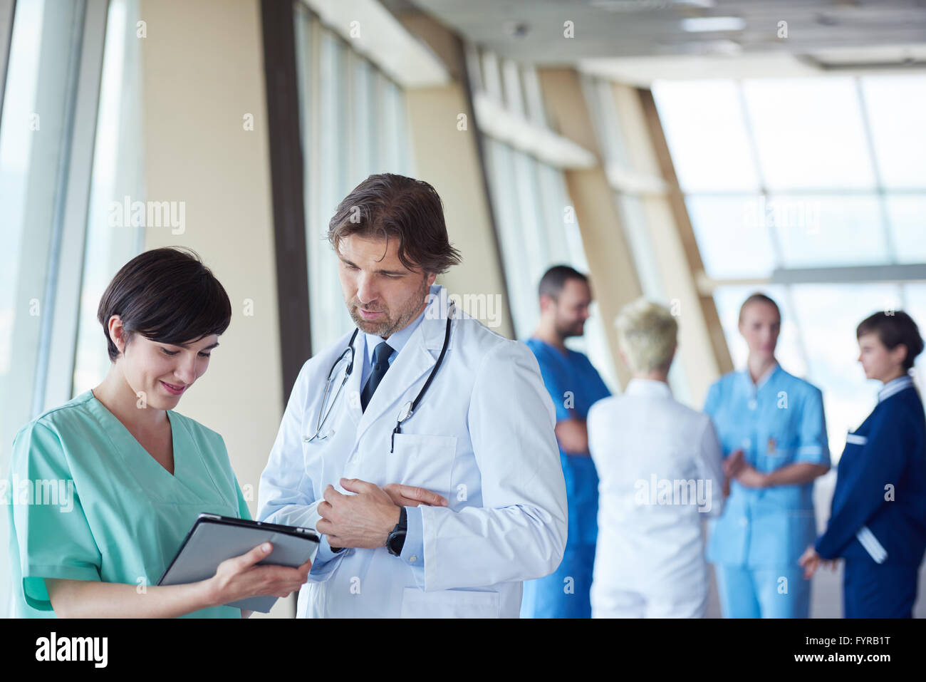 group of medical staff at hospital Stock Photo - Alamy