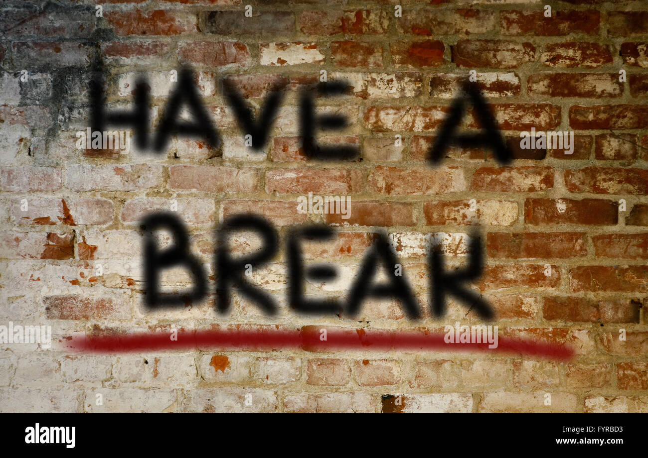 Have A Break Concept Stock Photo - Alamy