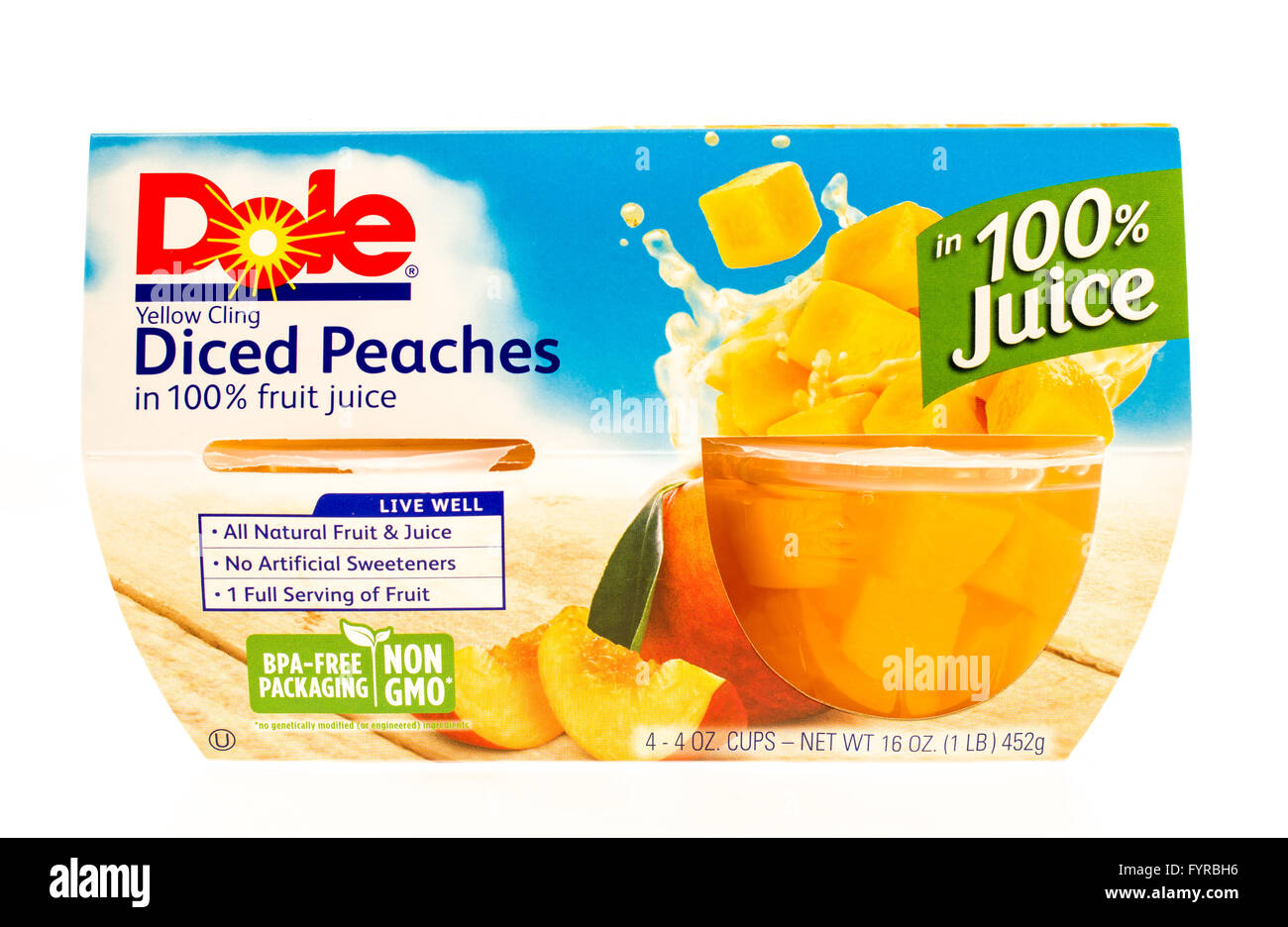 Diced peaches hi-res stock photography and images - Alamy