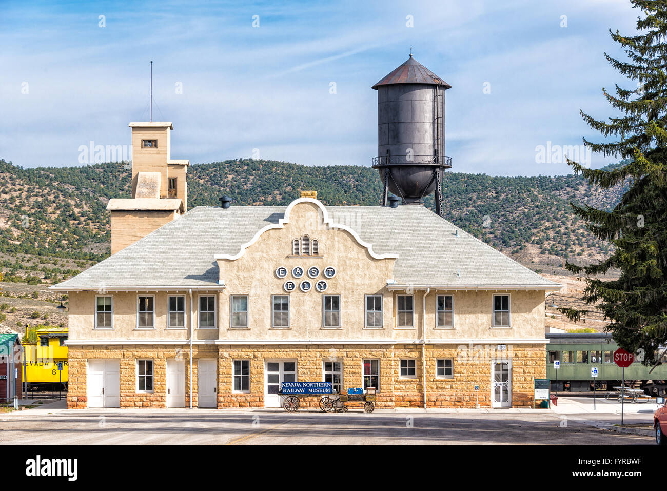 Nevada Northern Railway museum, Ely,USA Stock Photo - Alamy