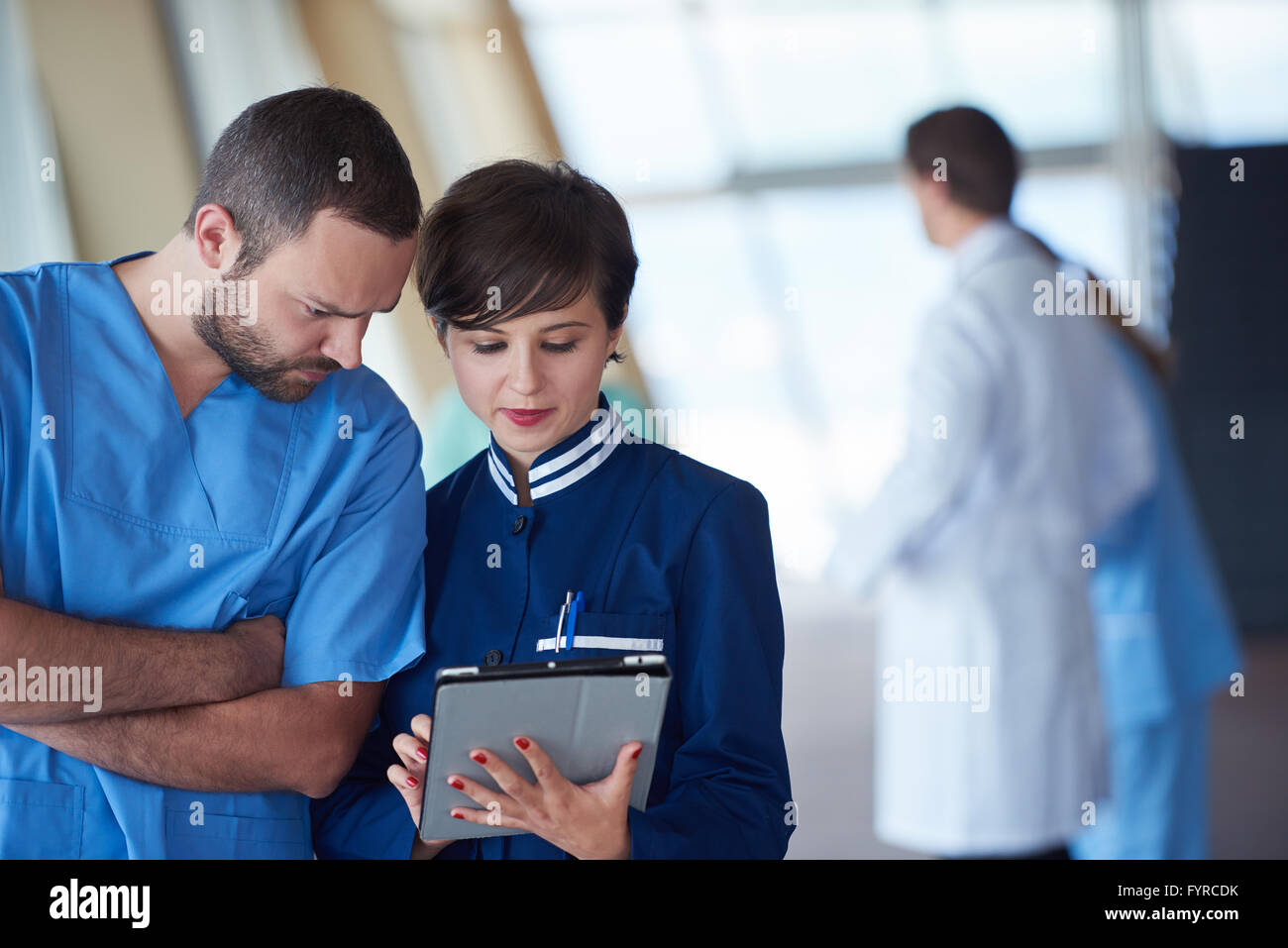 group of medical staff at hospital Stock Photo - Alamy