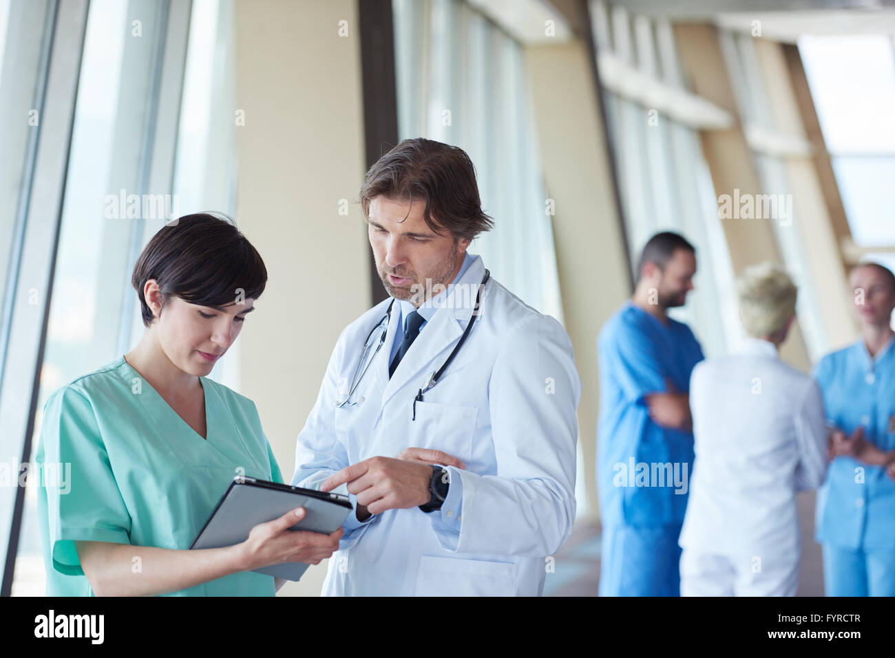 group of medical staff at hospital Stock Photo - Alamy