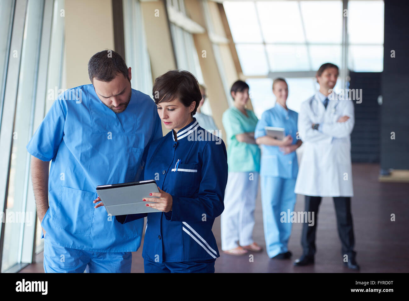 group of medical staff at hospital Stock Photo - Alamy