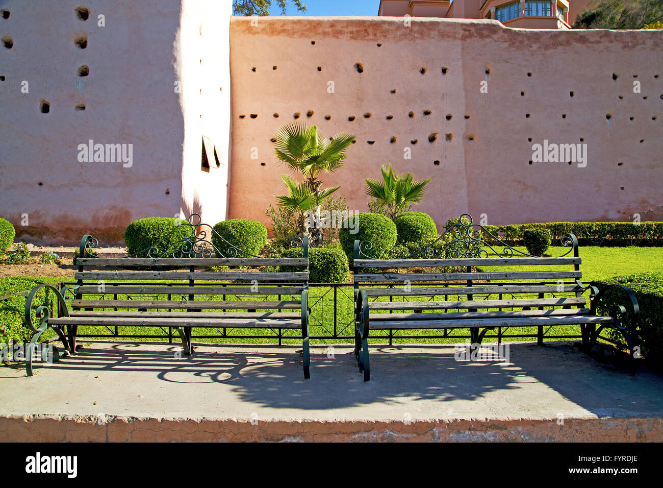 brown old ruin in construction grass Stock Photo - Alamy