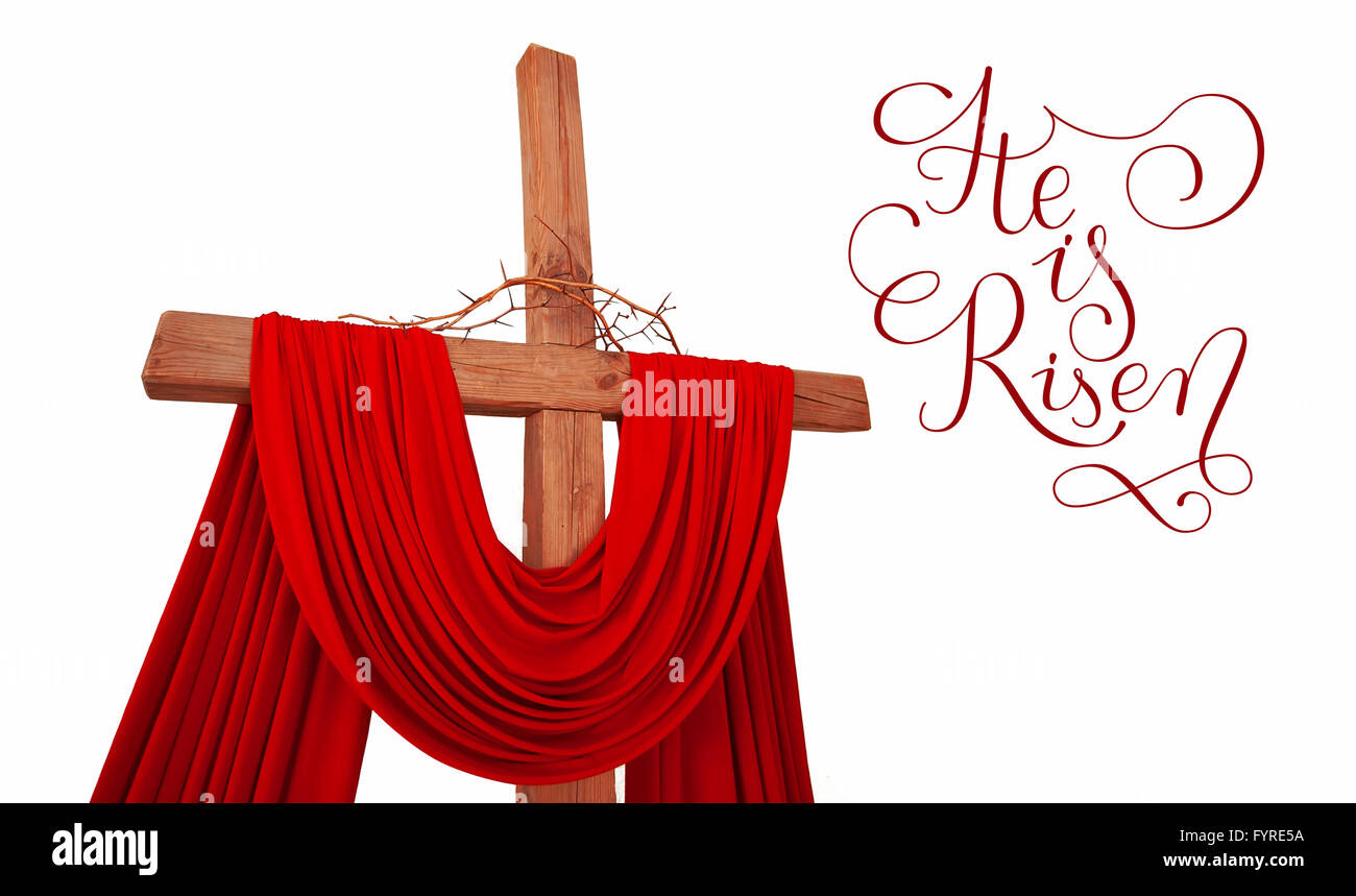 Risen christ cross hi-res stock photography and images - Alamy