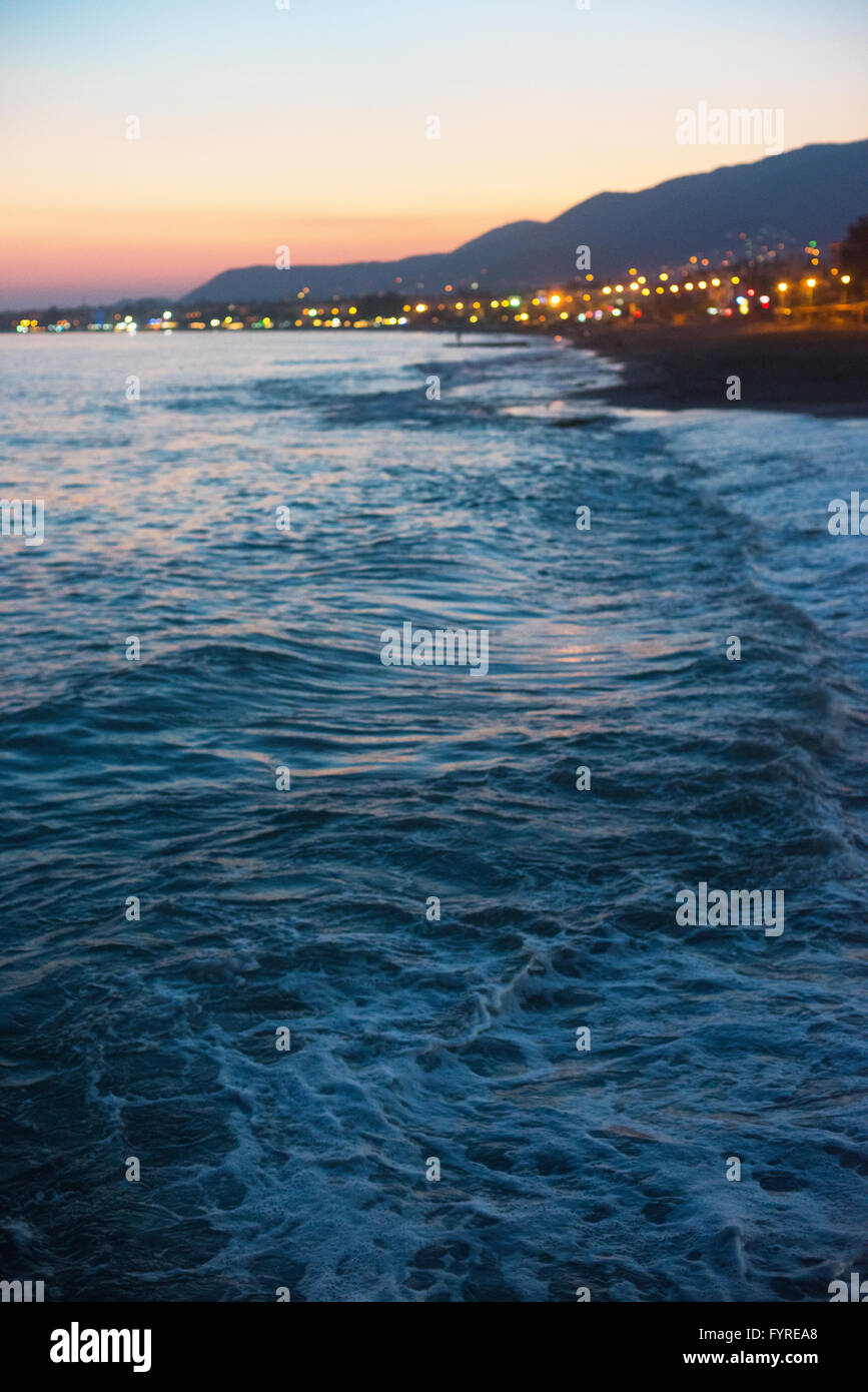 sea in the evening Stock Photo - Alamy