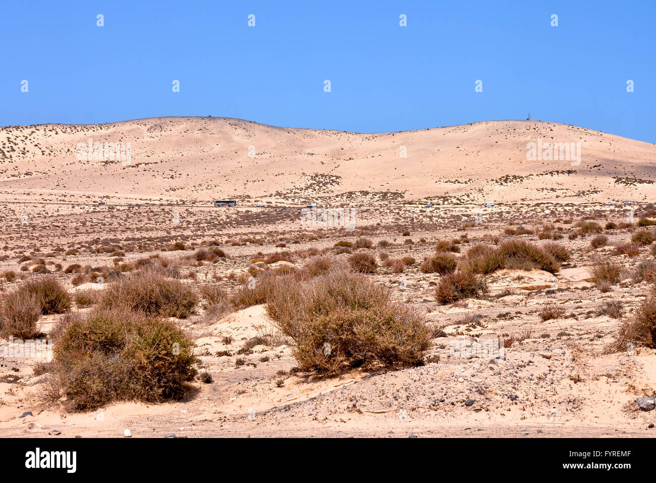 Dry Desert Landscape Stock Photo - Alamy