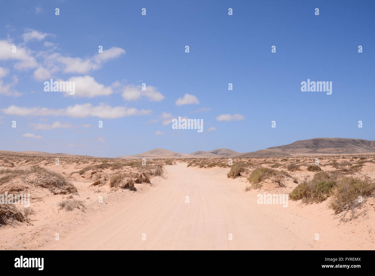 Dry Desert Landscape Stock Photo - Alamy