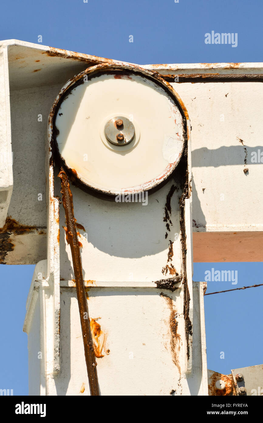 Old Industrial Puley Stock Photo - Alamy