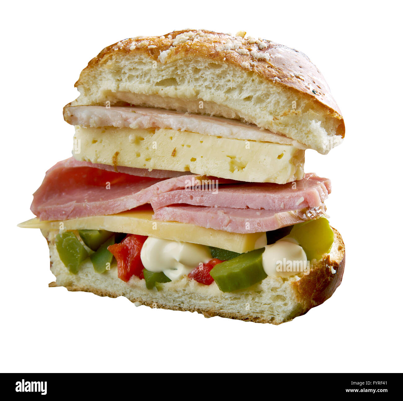 Muffuletta hi-res stock photography and images - Alamy