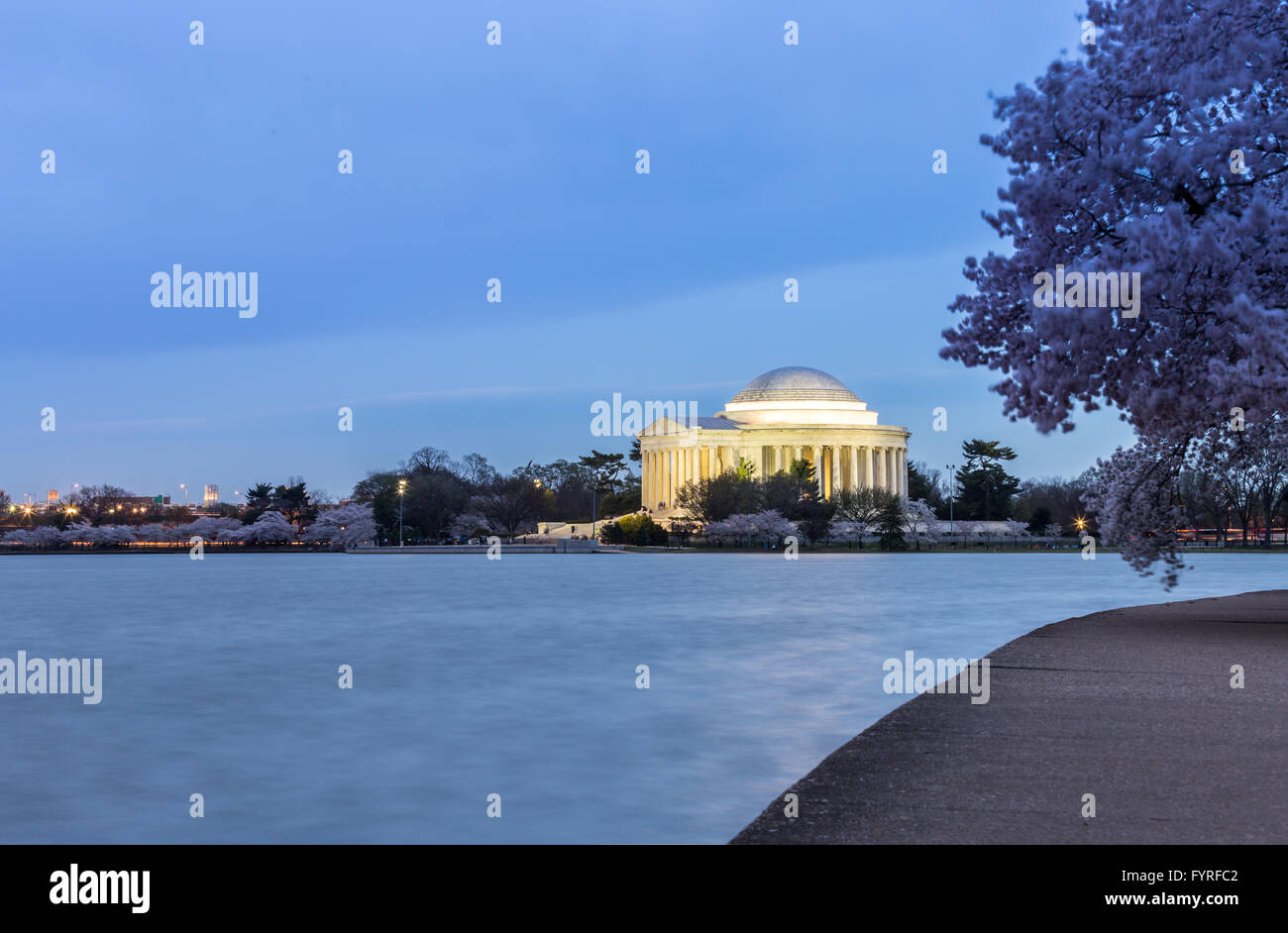 Thomas Jefferson Memorial building Stock Photo - Alamy