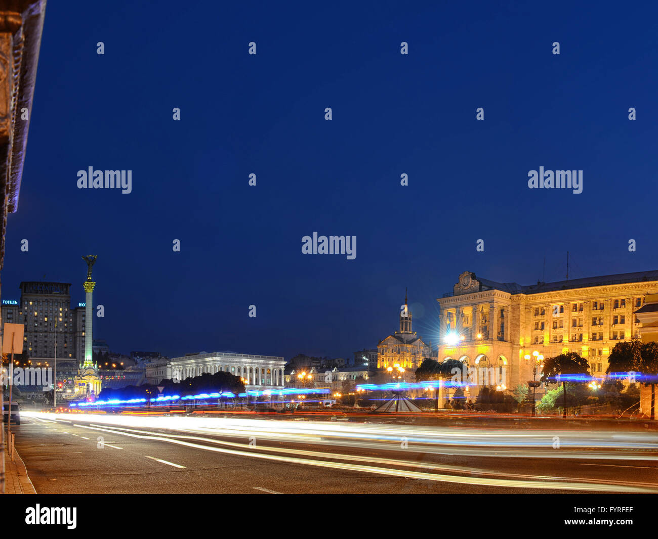 Ukraine capital city main independence hi-res stock photography and ...