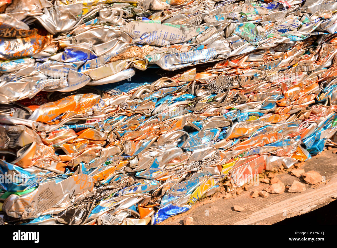 Metal Ready for Recycling Stock Photo - Alamy