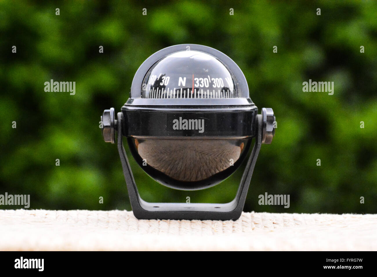 Navigation Black Compass Stock Photo - Alamy