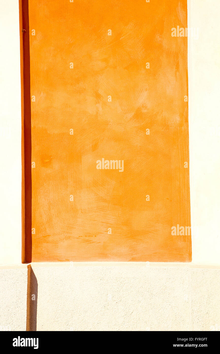 orange in europe contruction yellow color Stock Photo - Alamy