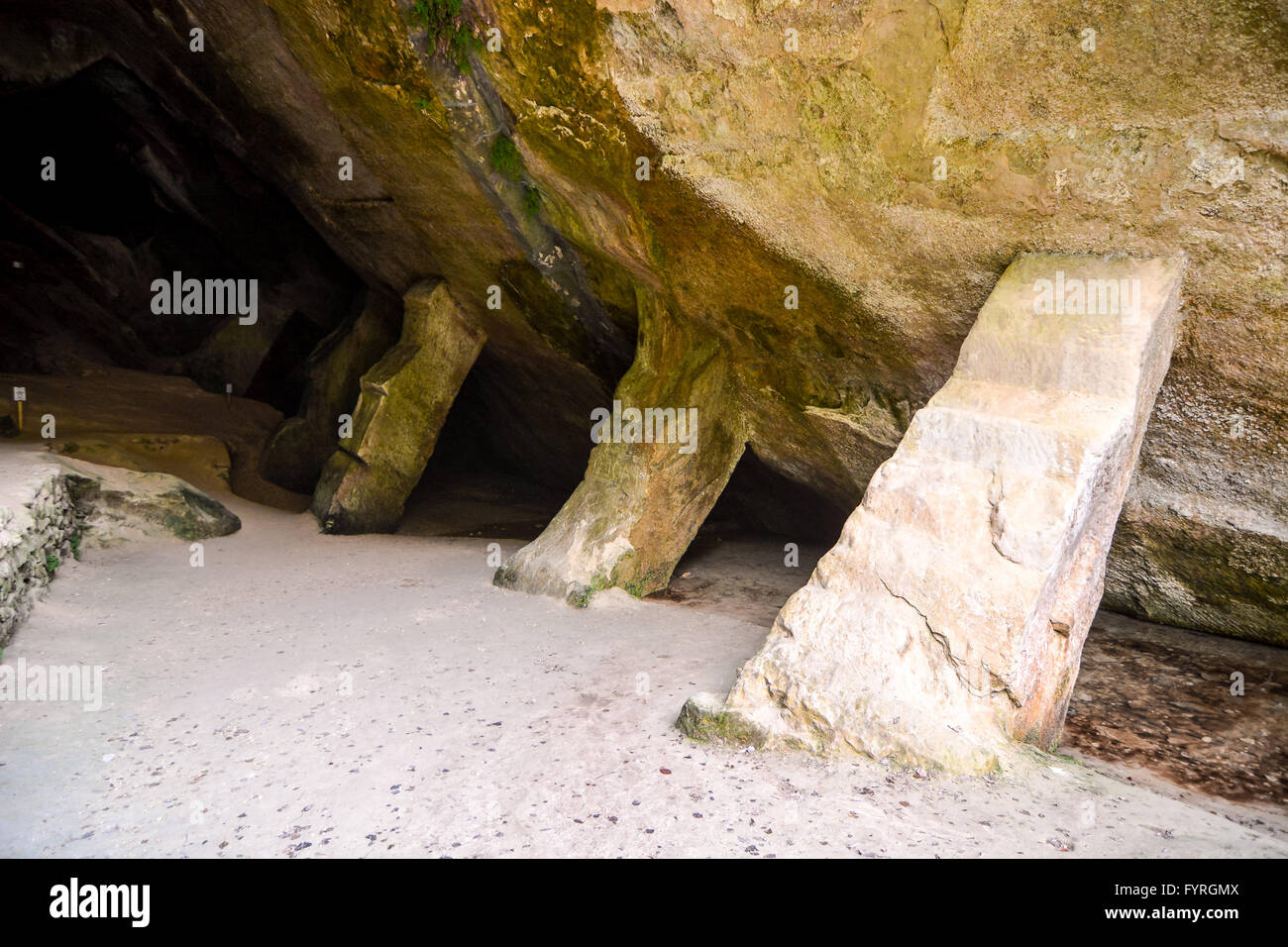 Entrance to the cave Stock Photo - Alamy