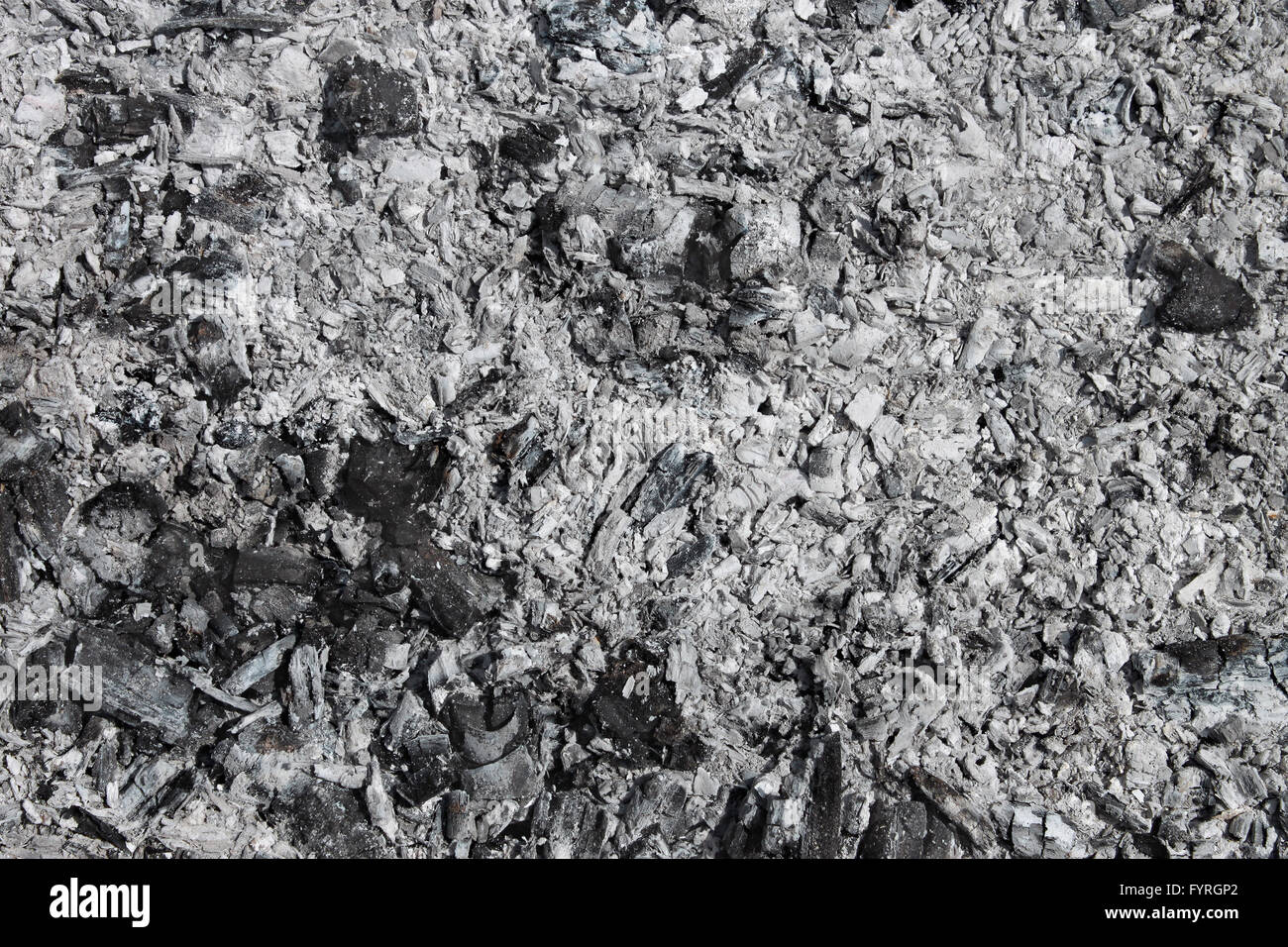 Ashes and wood coal remains Stock Photo - Alamy