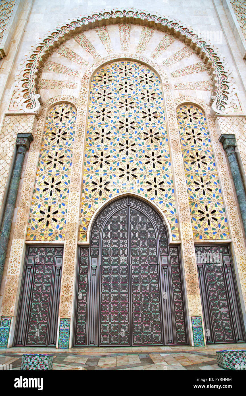 historical in antique building morocco style africa wood and Stock ...