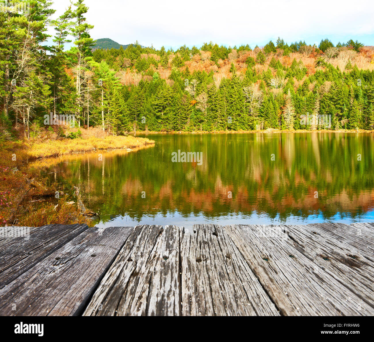 Pond in White Mountain National Forest, New Hampshire Stock Photo - Alamy