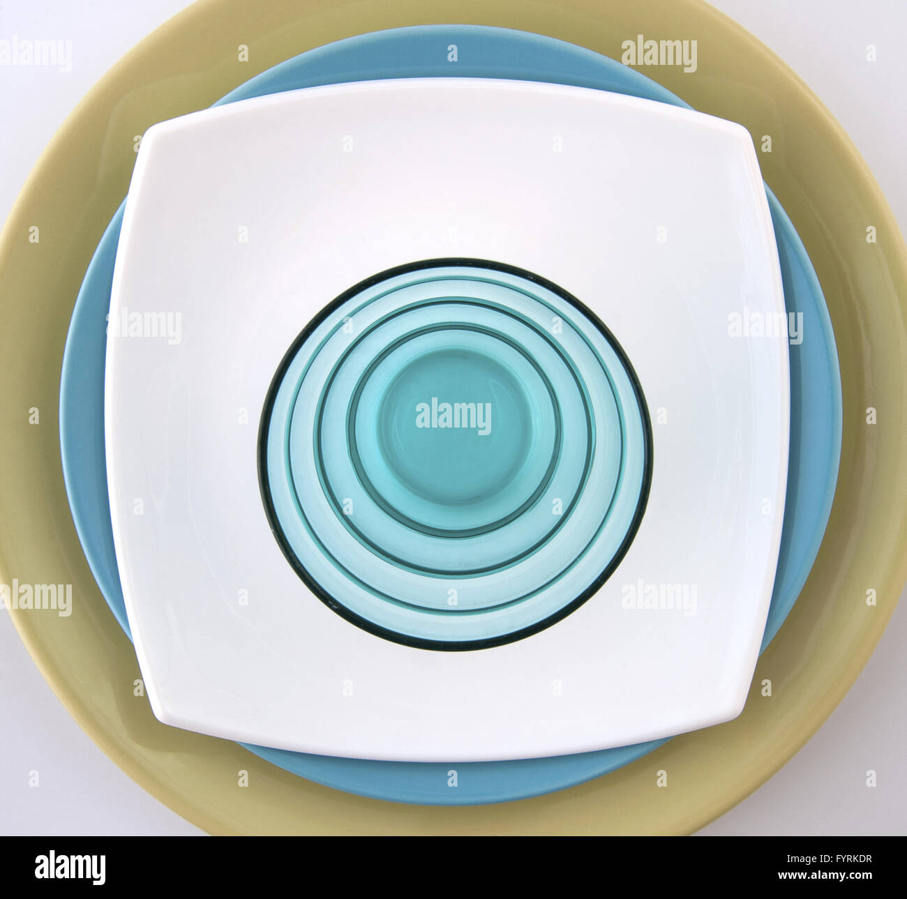 Cookware set closeup. Top view Stock Photo - Alamy