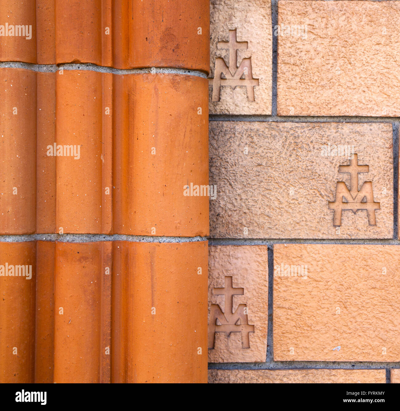 italy old church wall brick Stock Photo - Alamy