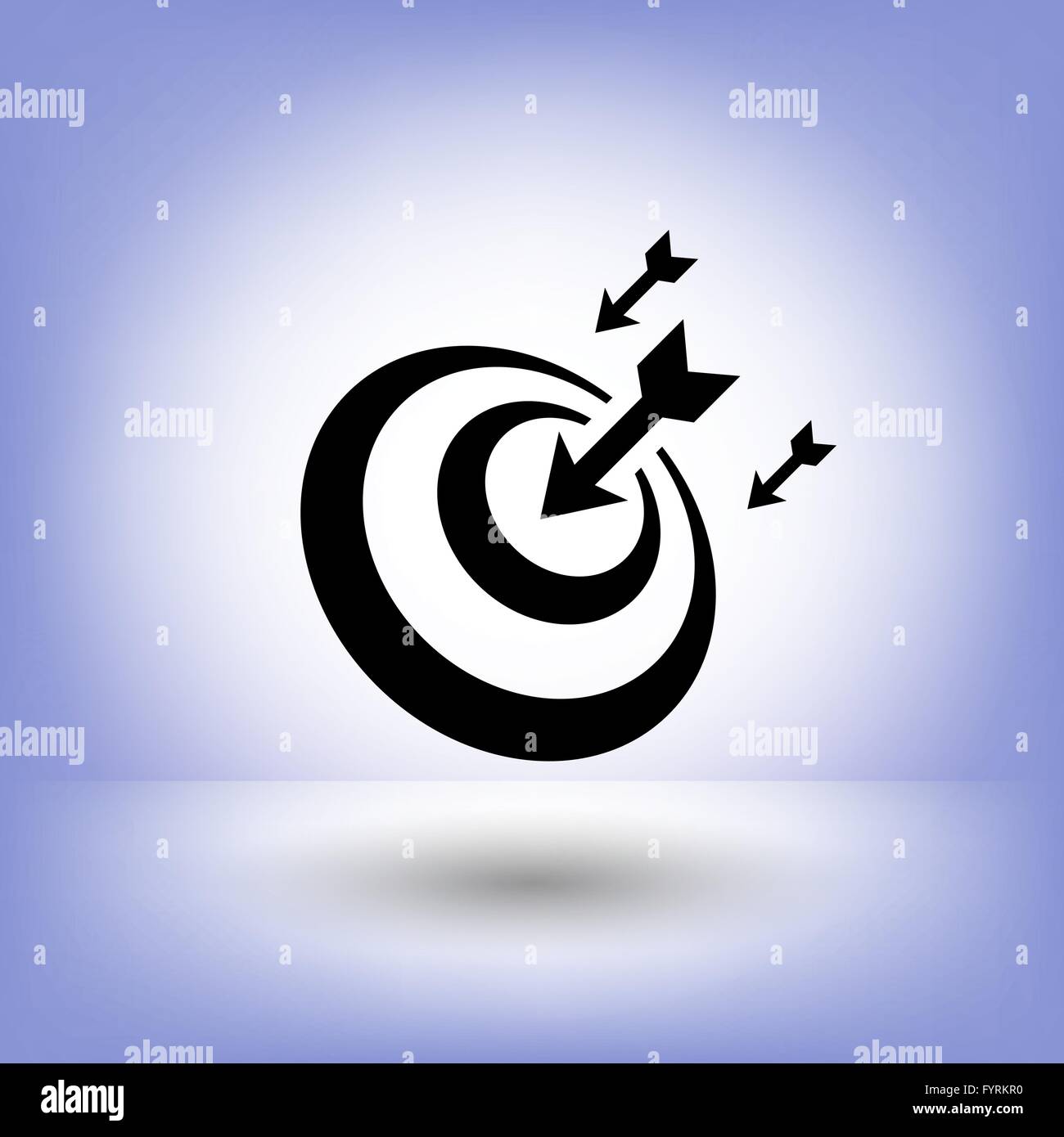 Pictograph of target. Vector concept illustration for design. Eps 10 ...
