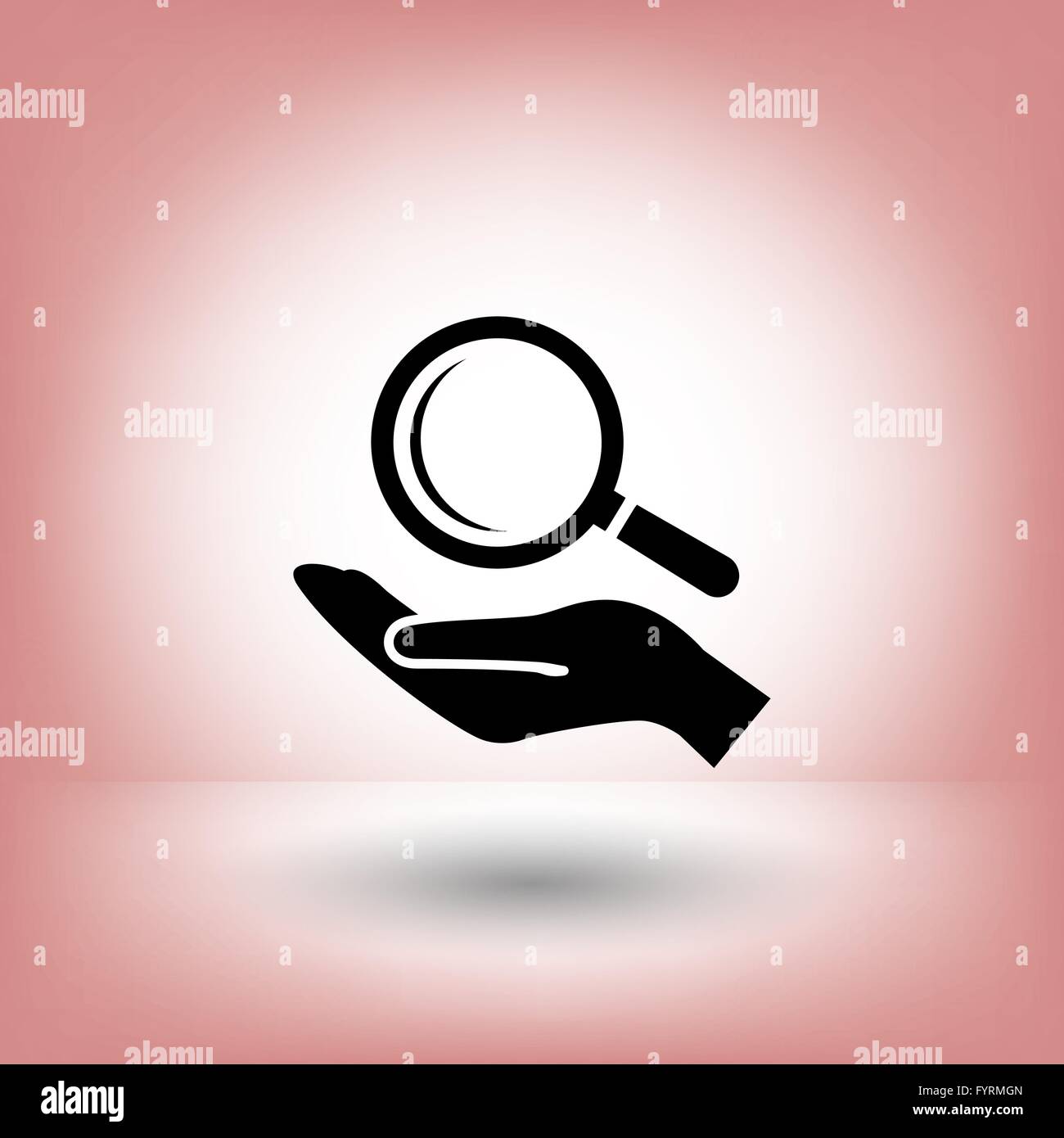 Pictograph of search. Vector concept illustration for design. Eps 10 ...