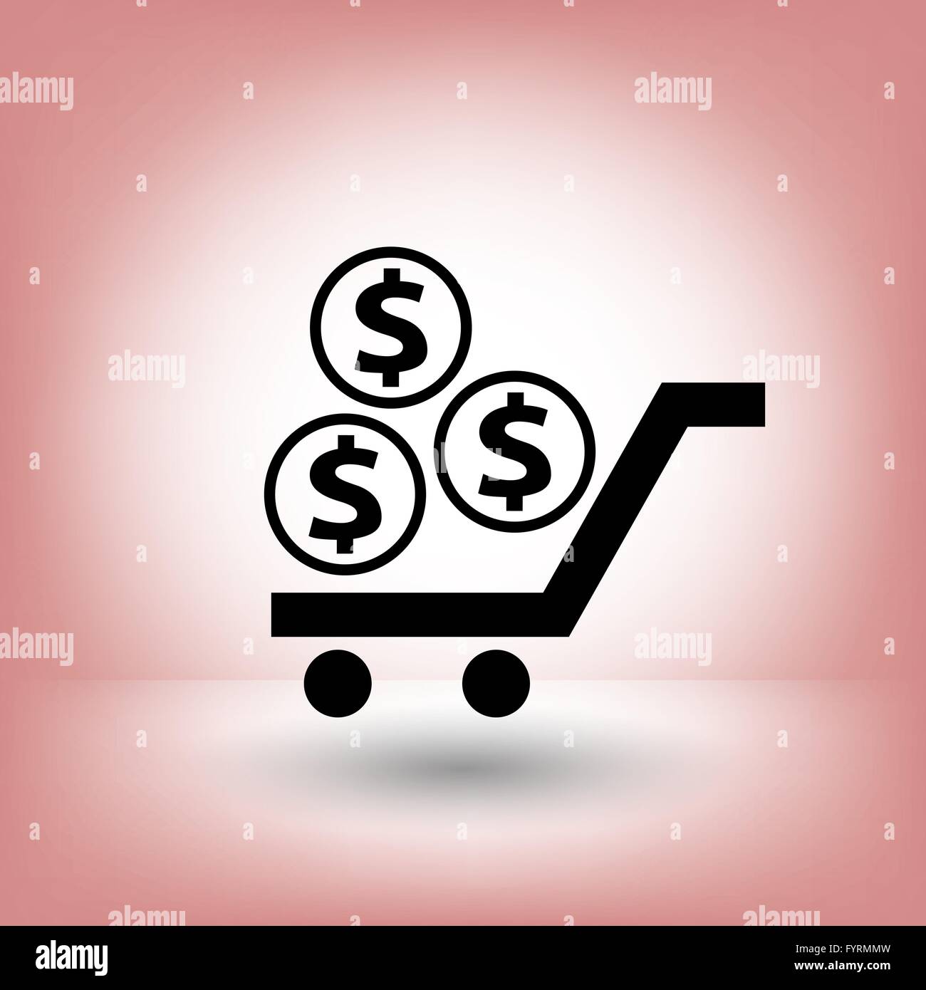 Pictograph of money. Vector concept illustration for design. Eps 10 ...