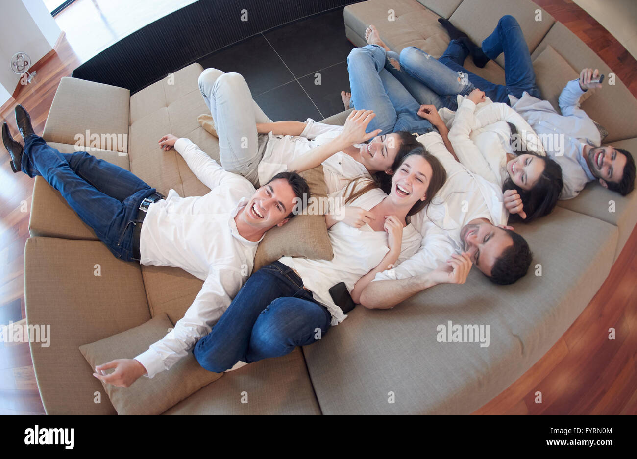 Relaxed meeting hi-res stock photography and images - Alamy