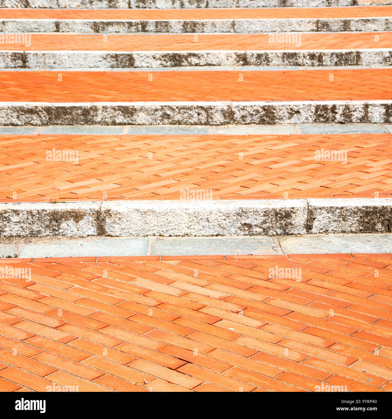 step brick in italy old wall and texture material the background Stock ...