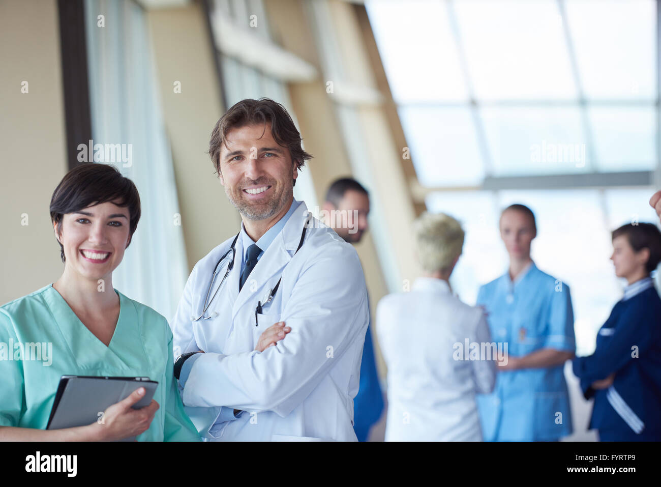 group of medical staff at hospital Stock Photo - Alamy