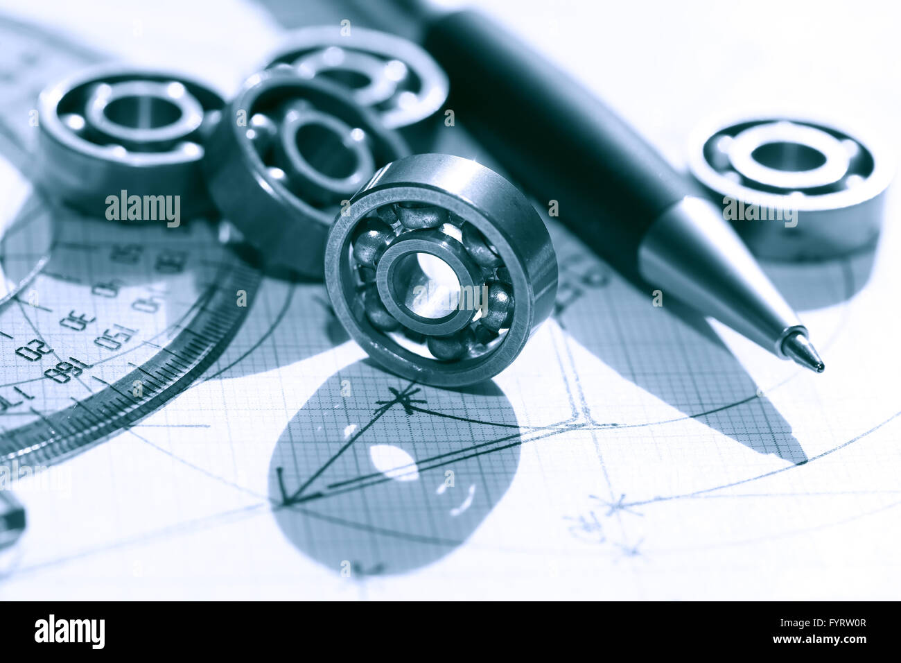 Bearing diagram hi-res stock photography and images - Alamy