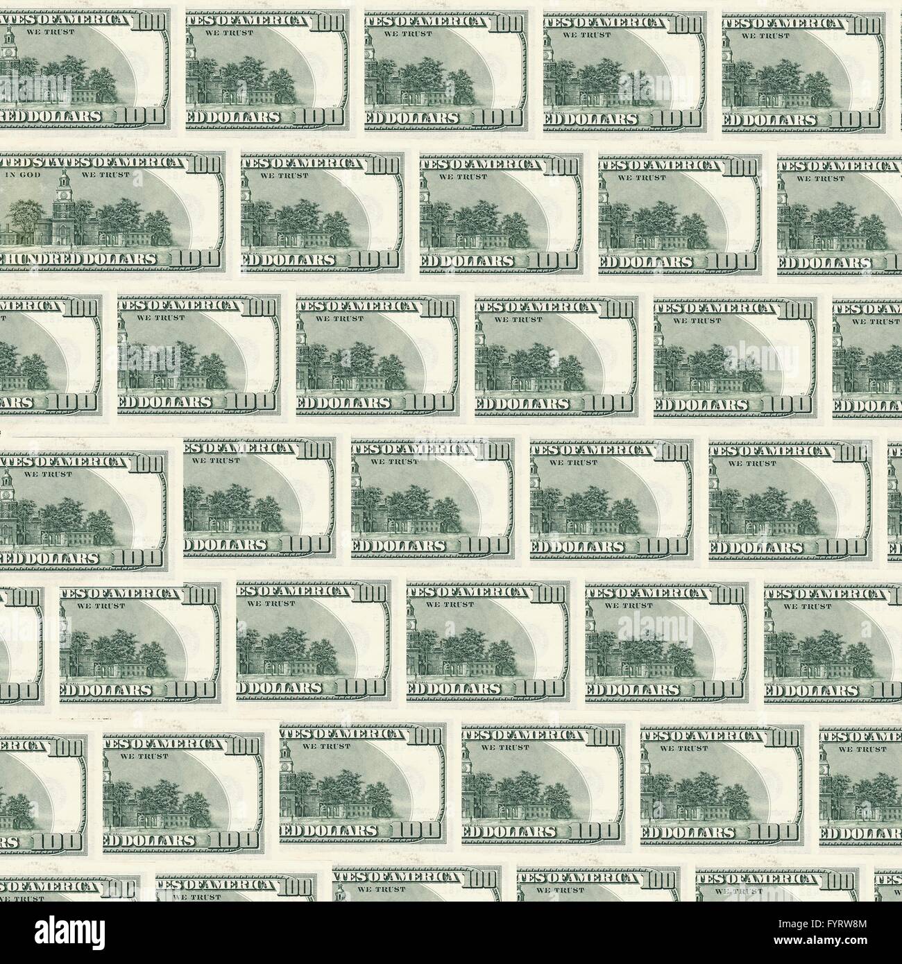 background notes of denominations hundred dollars Stock Photo - Alamy