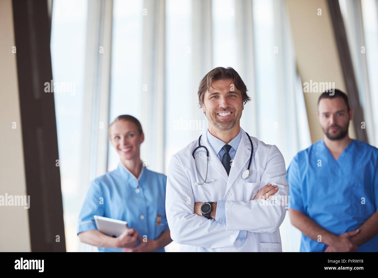group of medical staff at hospital Stock Photo - Alamy