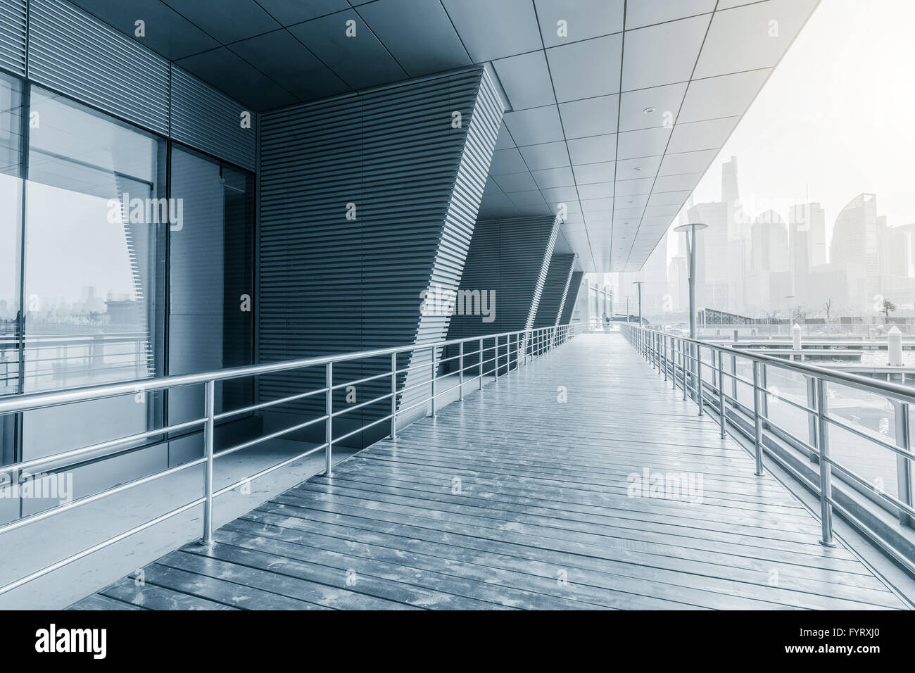 Road around buildings hi-res stock photography and images - Alamy