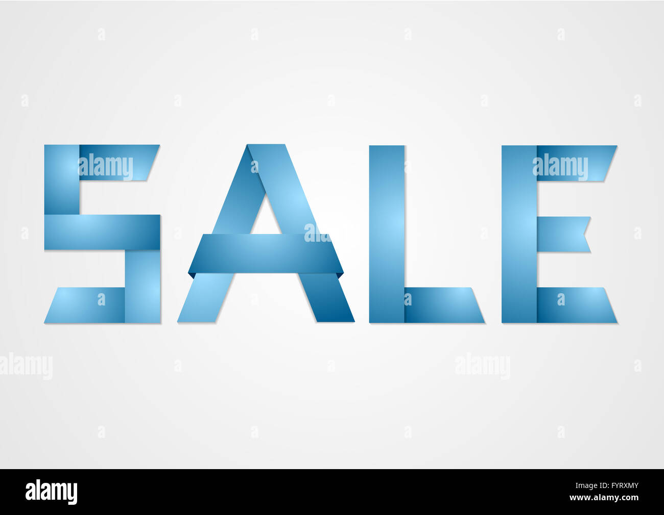 Sale paper corporate sign Stock Photo - Alamy