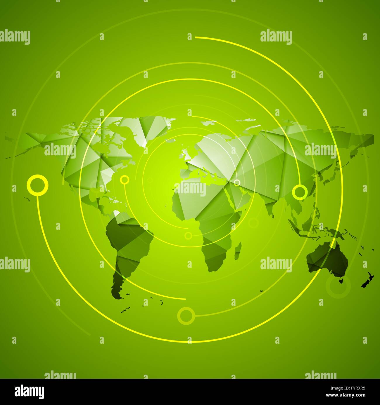 Abstract bright green technology background Stock Photo - Alamy