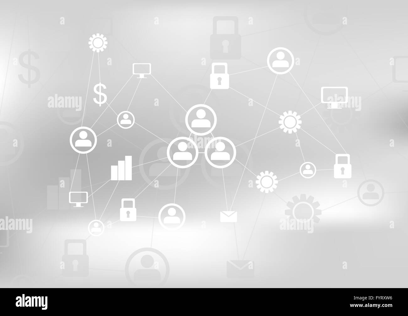 Light grey technology modern design Stock Photo - Alamy