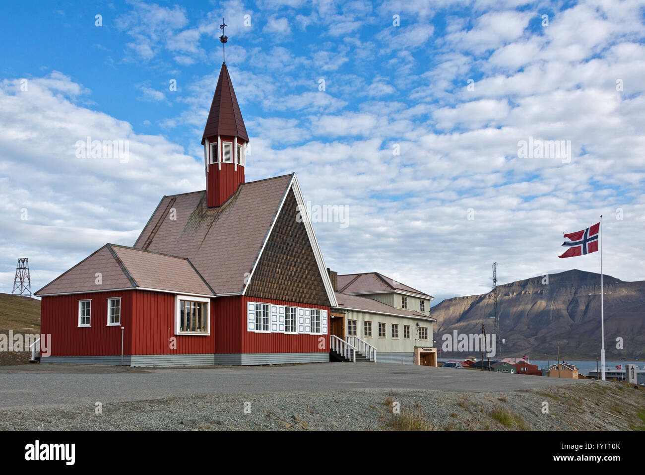 Spitsbergen svalbard longyearbyen church hi-res stock photography and ...