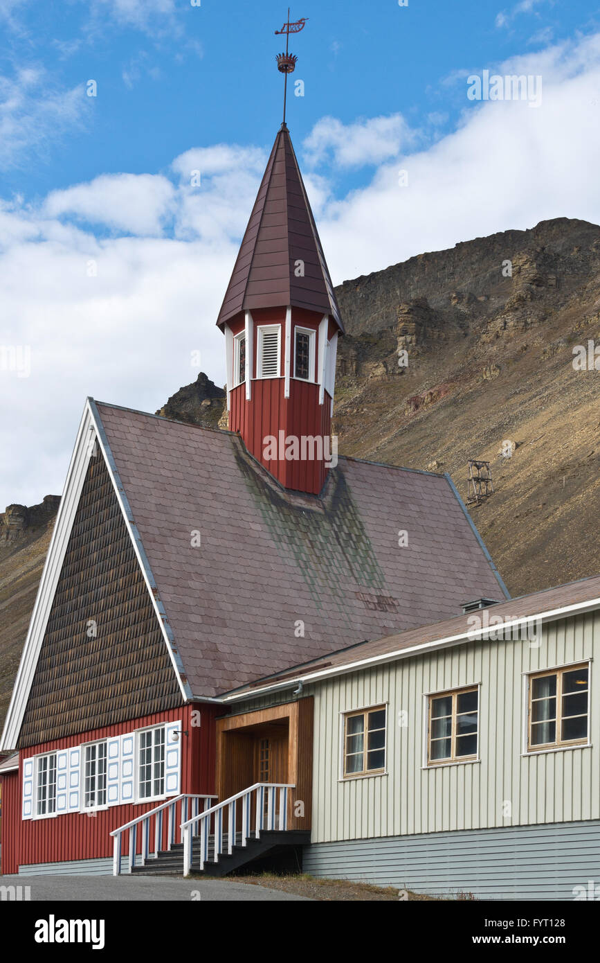 Spitsbergen svalbard longyearbyen church hi-res stock photography and ...