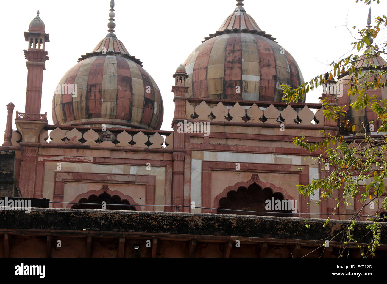 Three domed mosque near gate of Safdarjung Tomb, pleasing structure ...