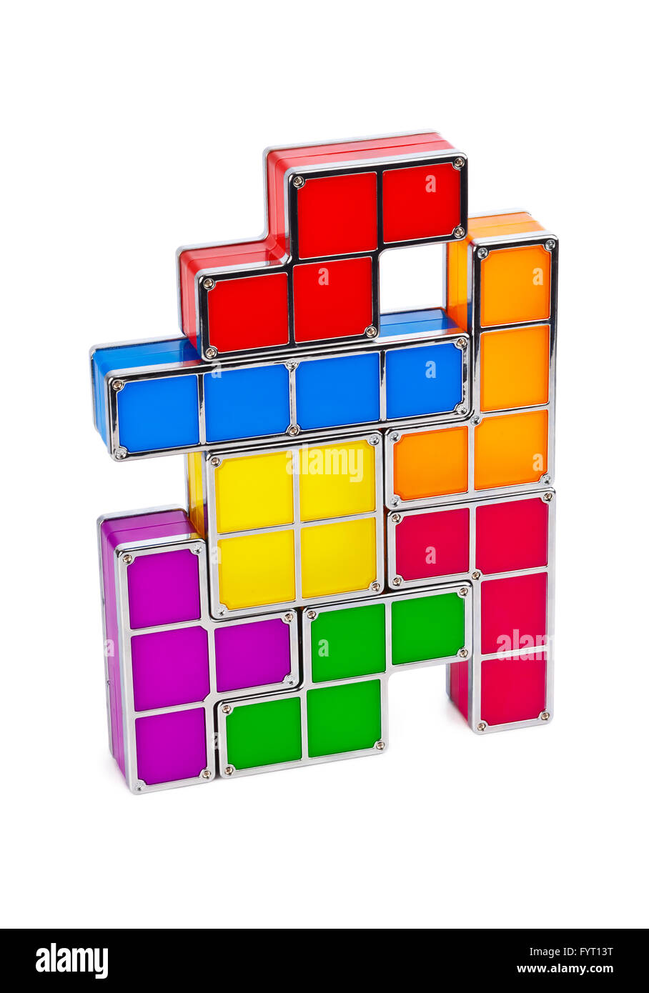 Tetris toy blocks Stock Photo - Alamy