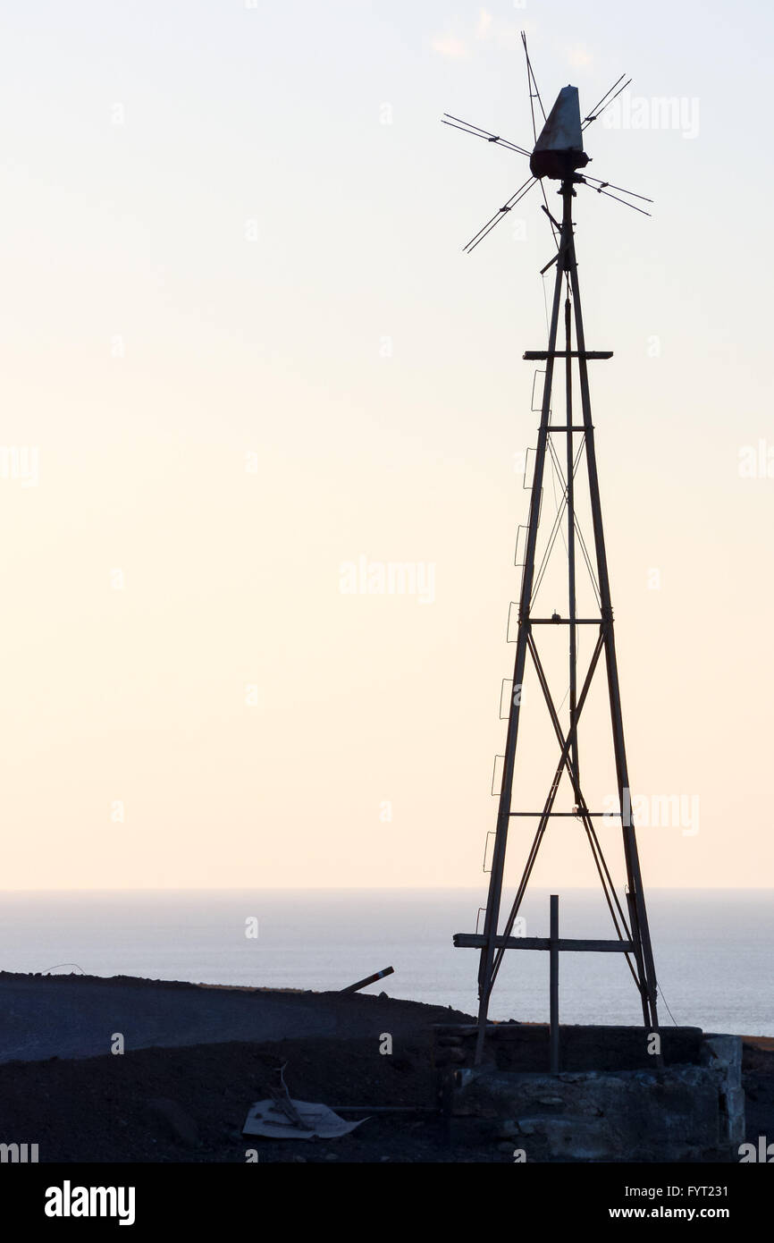 Classic Vintage Windmill Building Stock Photo - Alamy